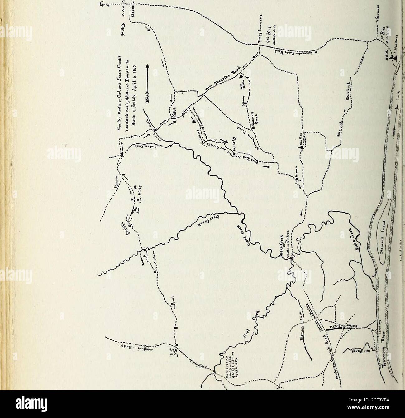 Battle Of Shiloh Map