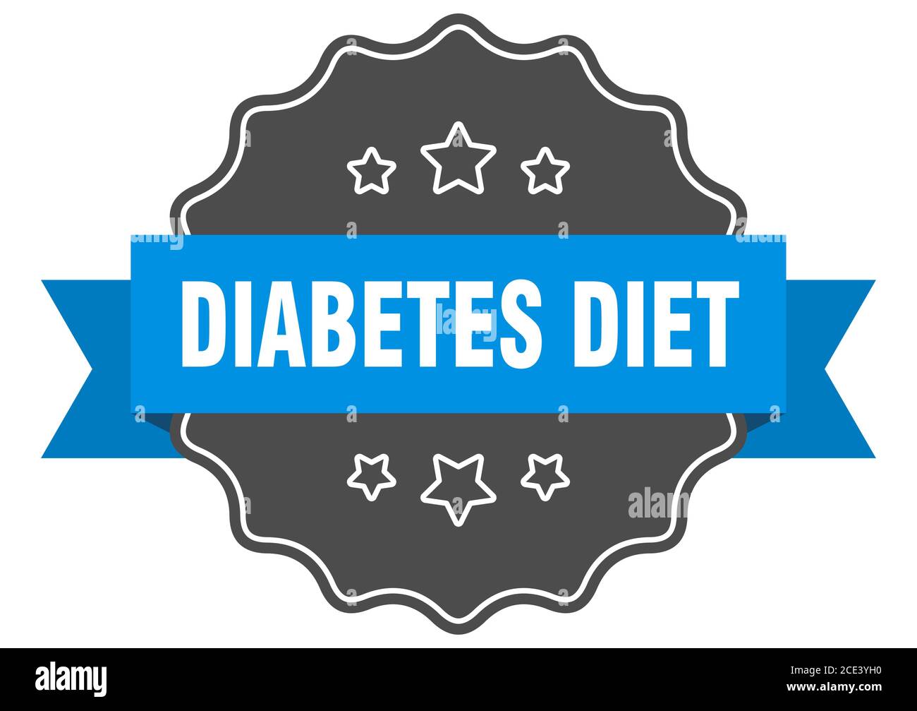 diabetes diet label. diabetes diet isolated seal. Retro sticker sign ...