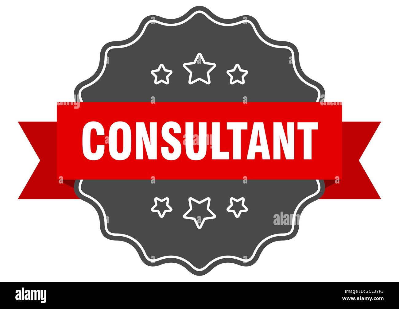 consultant label. consultant isolated seal. Retro sticker sign Stock ...