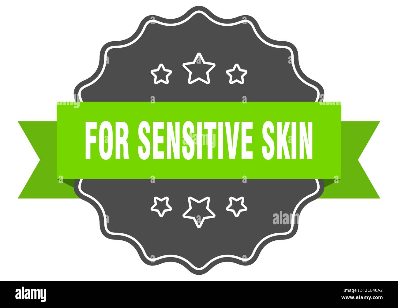 for sensitive skin label. for sensitive skin isolated seal. Retro ...