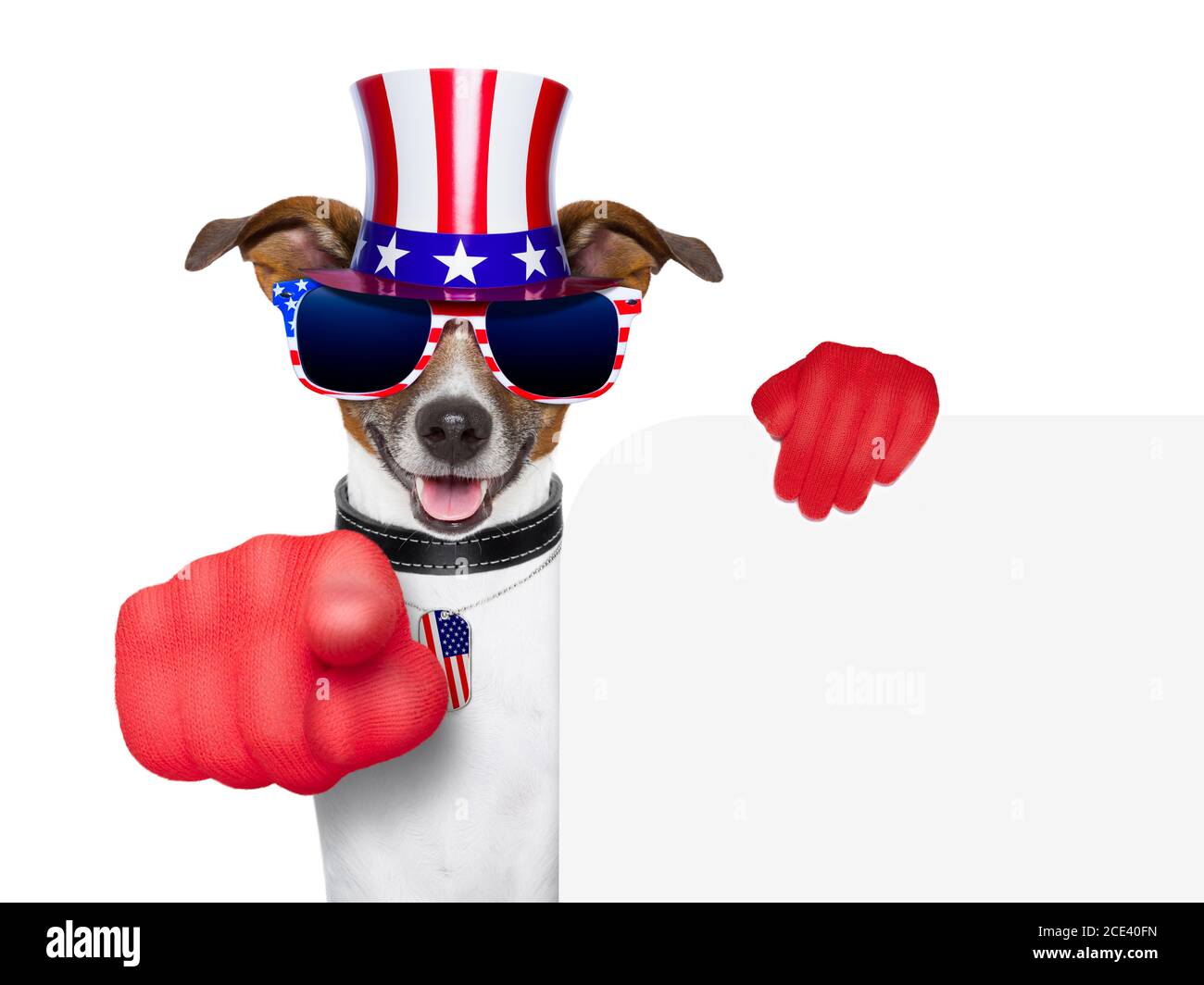 Usa independence day poster Cut Out Stock Images & Pictures - Alamy