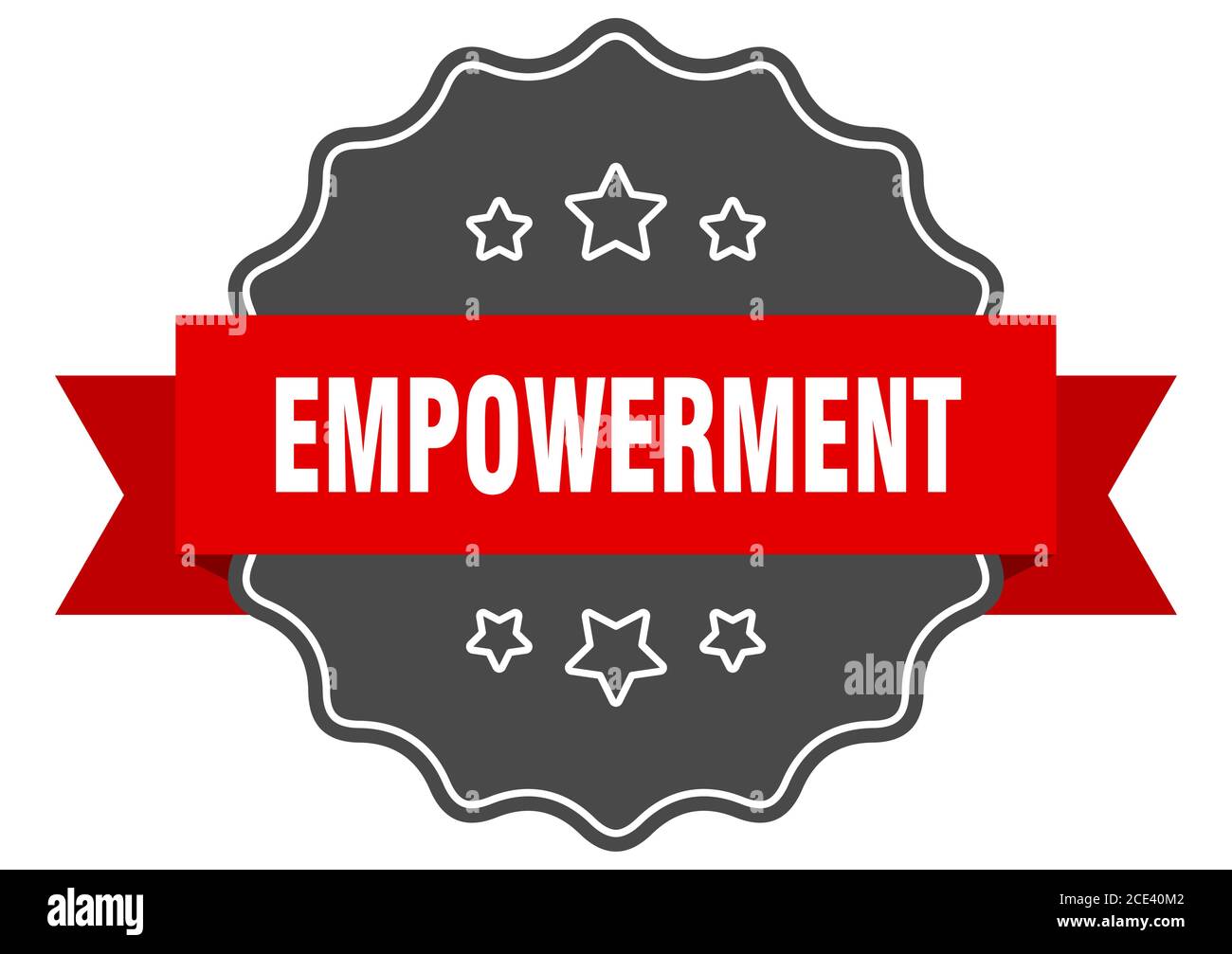 empowerment label. empowerment isolated seal. Retro sticker sign Stock ...