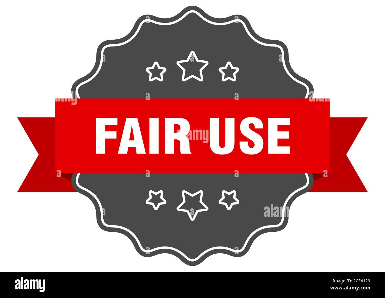 fair use label. fair use isolated seal. Retro sticker sign Stock Vector ...