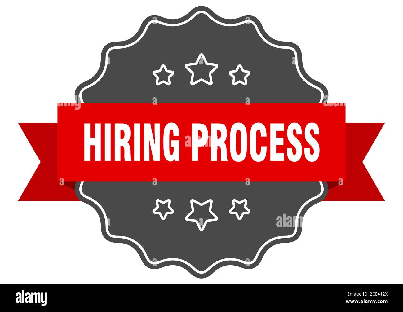 hiring process label. hiring process isolated seal. Retro sticker sign ...