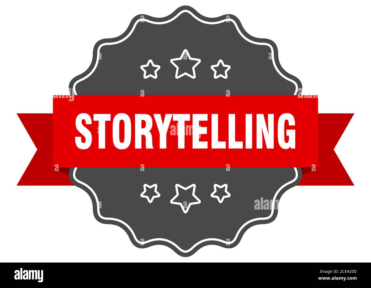 storytelling label. storytelling isolated seal. Retro sticker sign ...