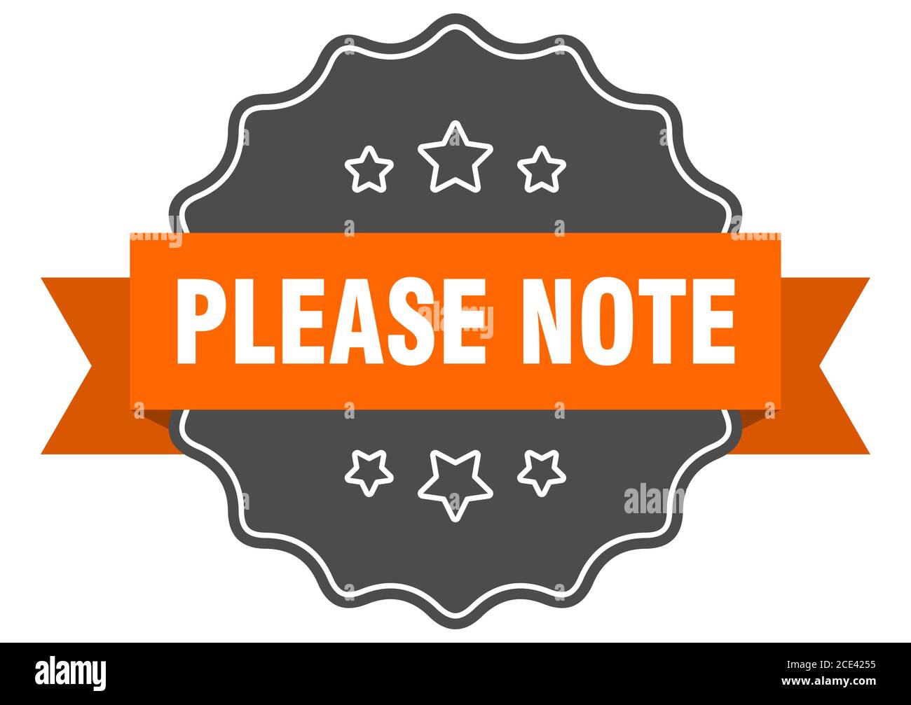 please note label. please note isolated seal. Retro sticker sign Stock ...