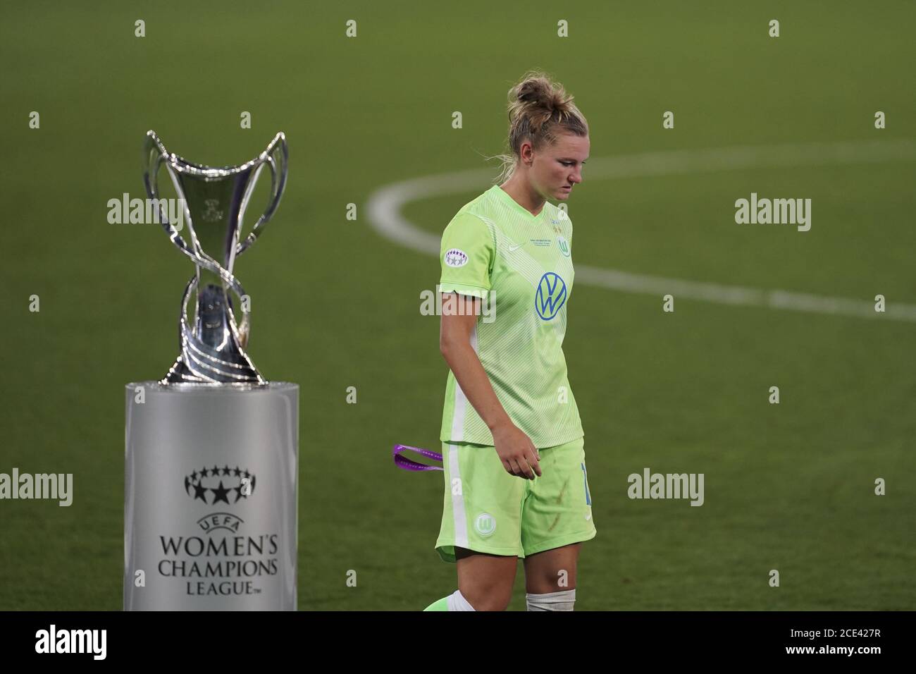 San Sebastian, Spain. 30th Aug, 2020. Alexandra Popp of VfL Wolfsburg ...