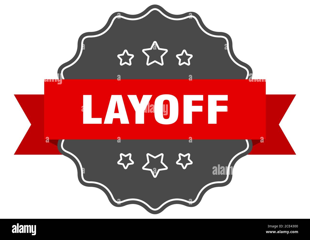 layoff label. layoff isolated seal. Retro sticker sign Stock Vector ...