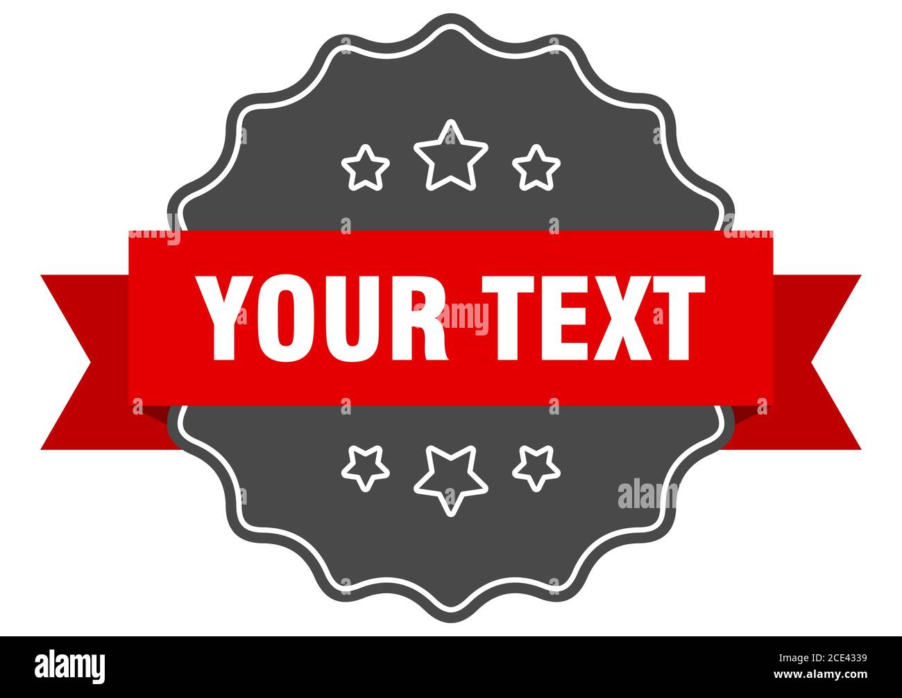 your text label. your text isolated seal. Retro sticker sign Stock ...
