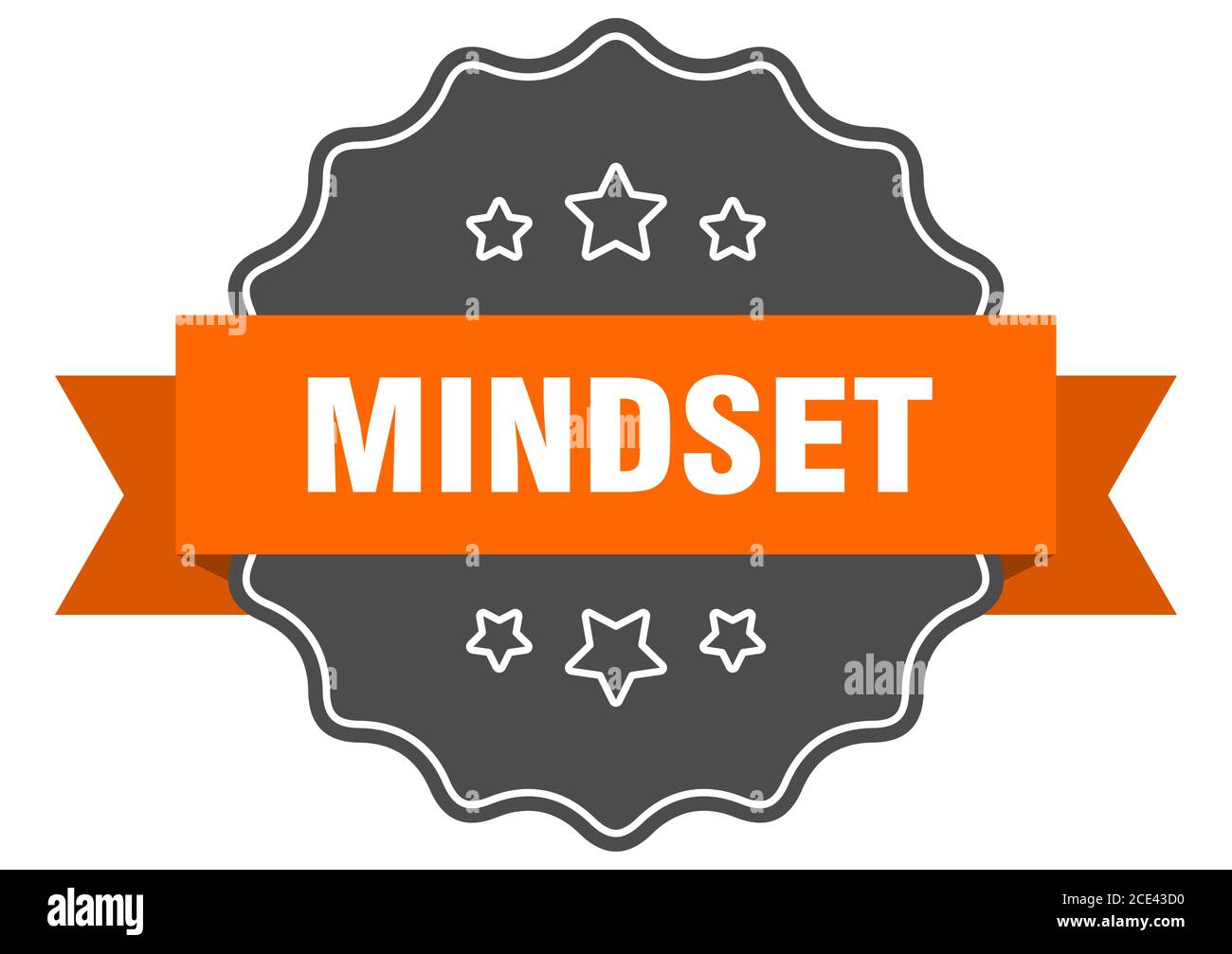 mindset label. mindset isolated seal. Retro sticker sign Stock Vector ...