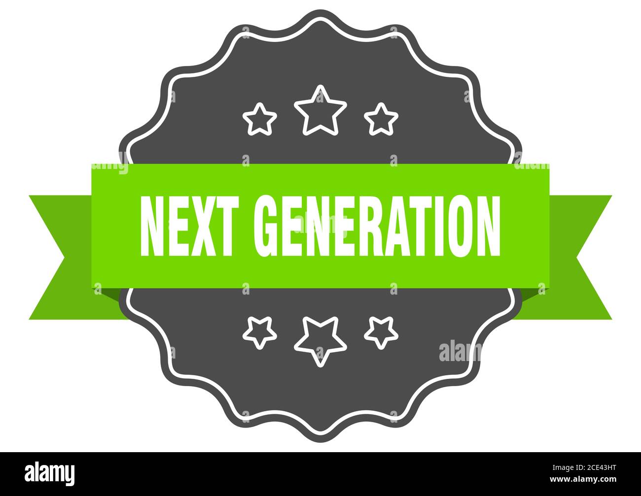 next generation label. next generation isolated seal. Retro sticker ...