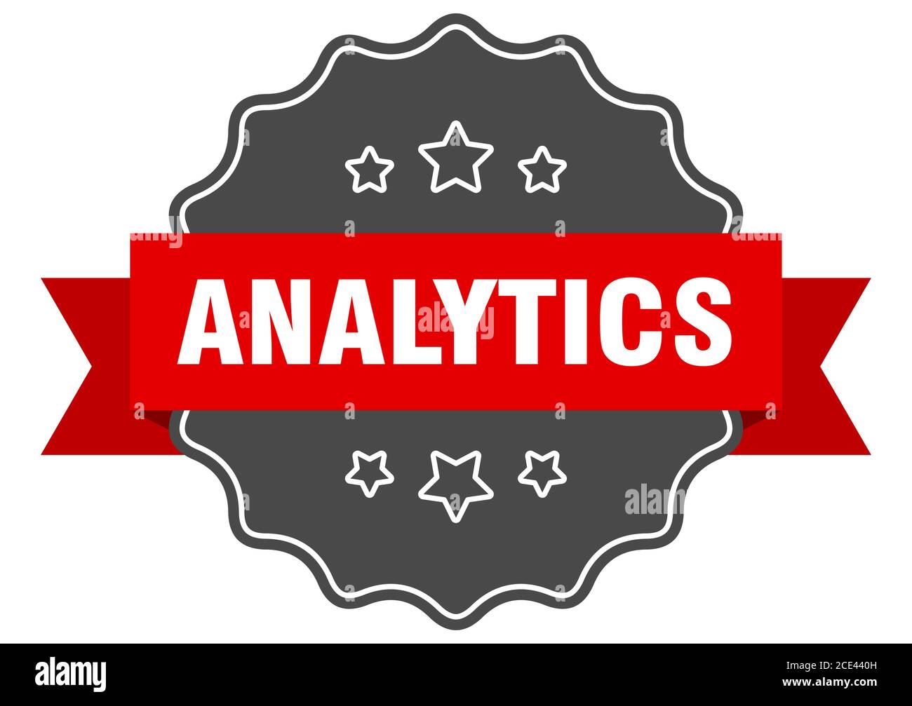 analytics label. analytics isolated seal. Retro sticker sign Stock ...