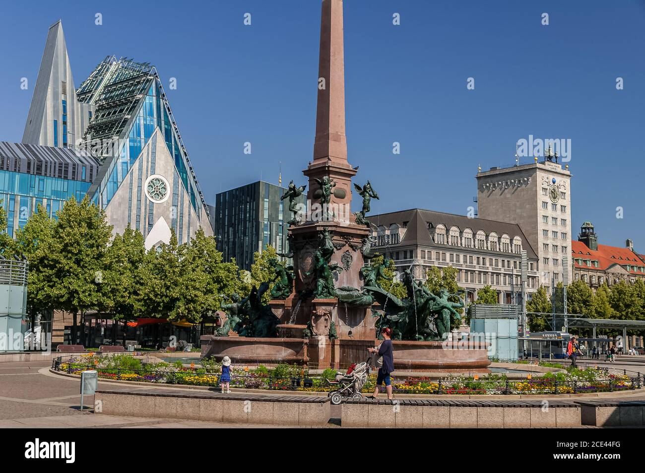 Leipzig Sachsen Augustusplatz Stock Photo - Alamy