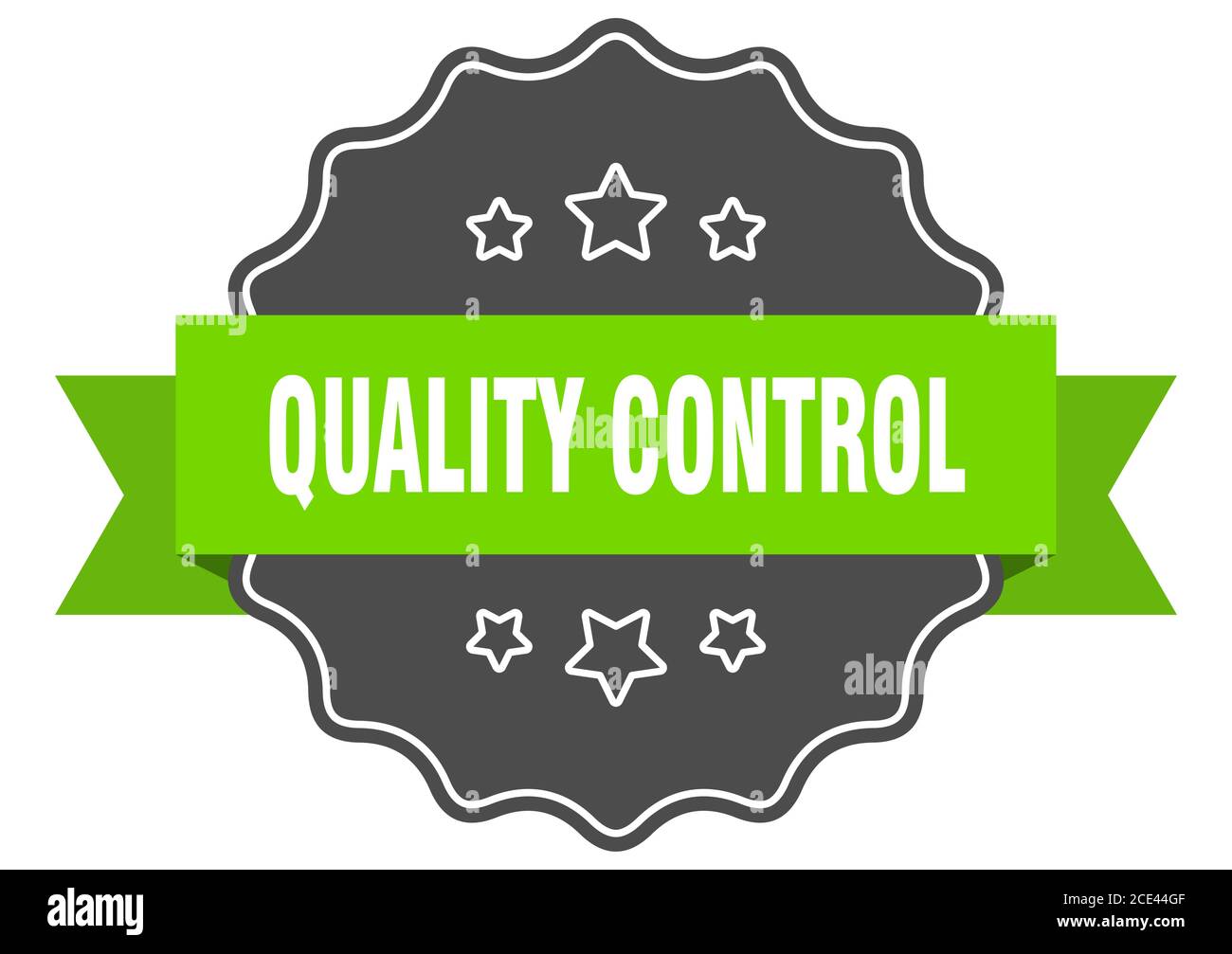 quality control label. quality control isolated seal. Retro sticker ...