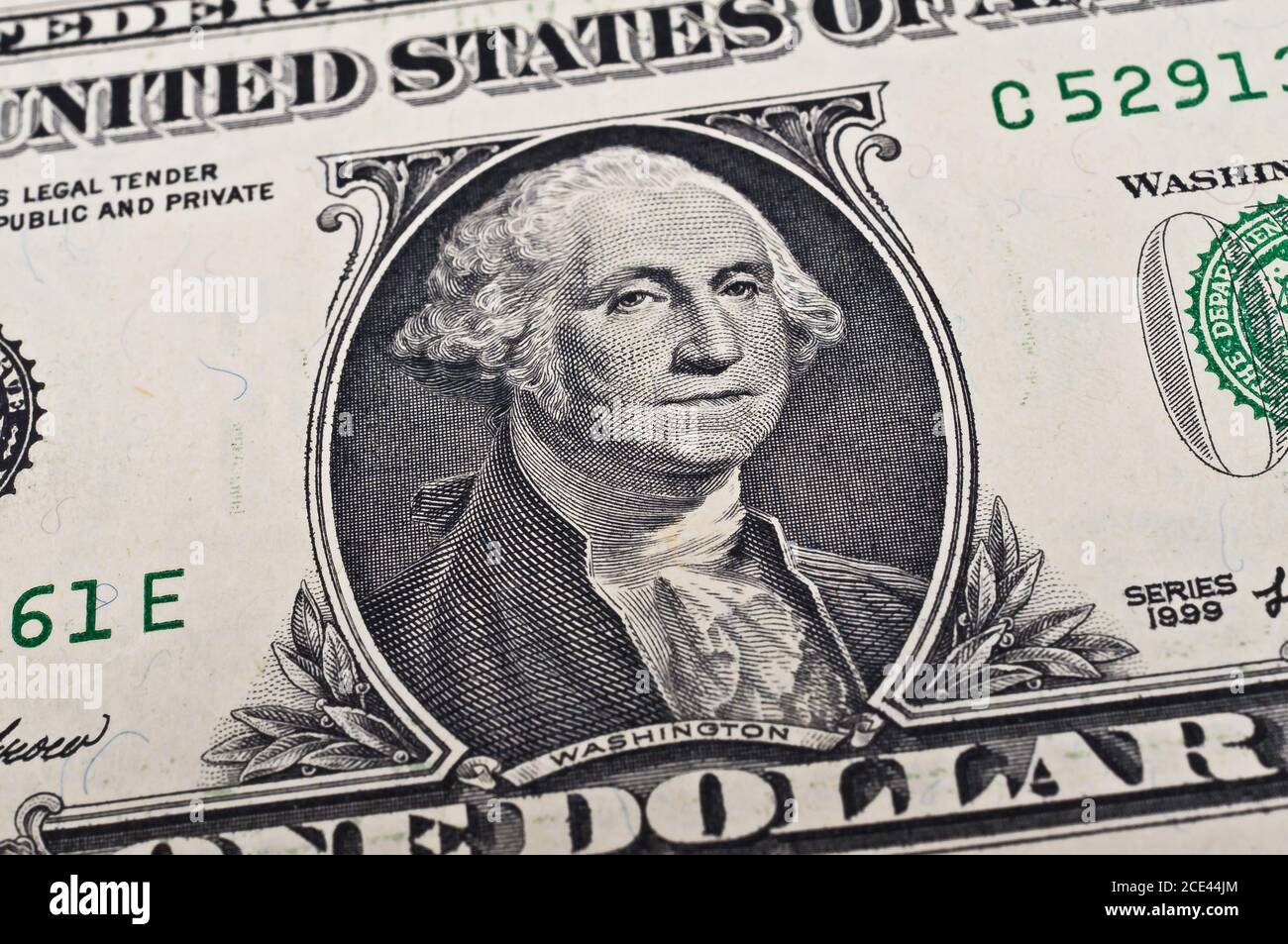 1 Dollar USA money Stock Photo - Alamy