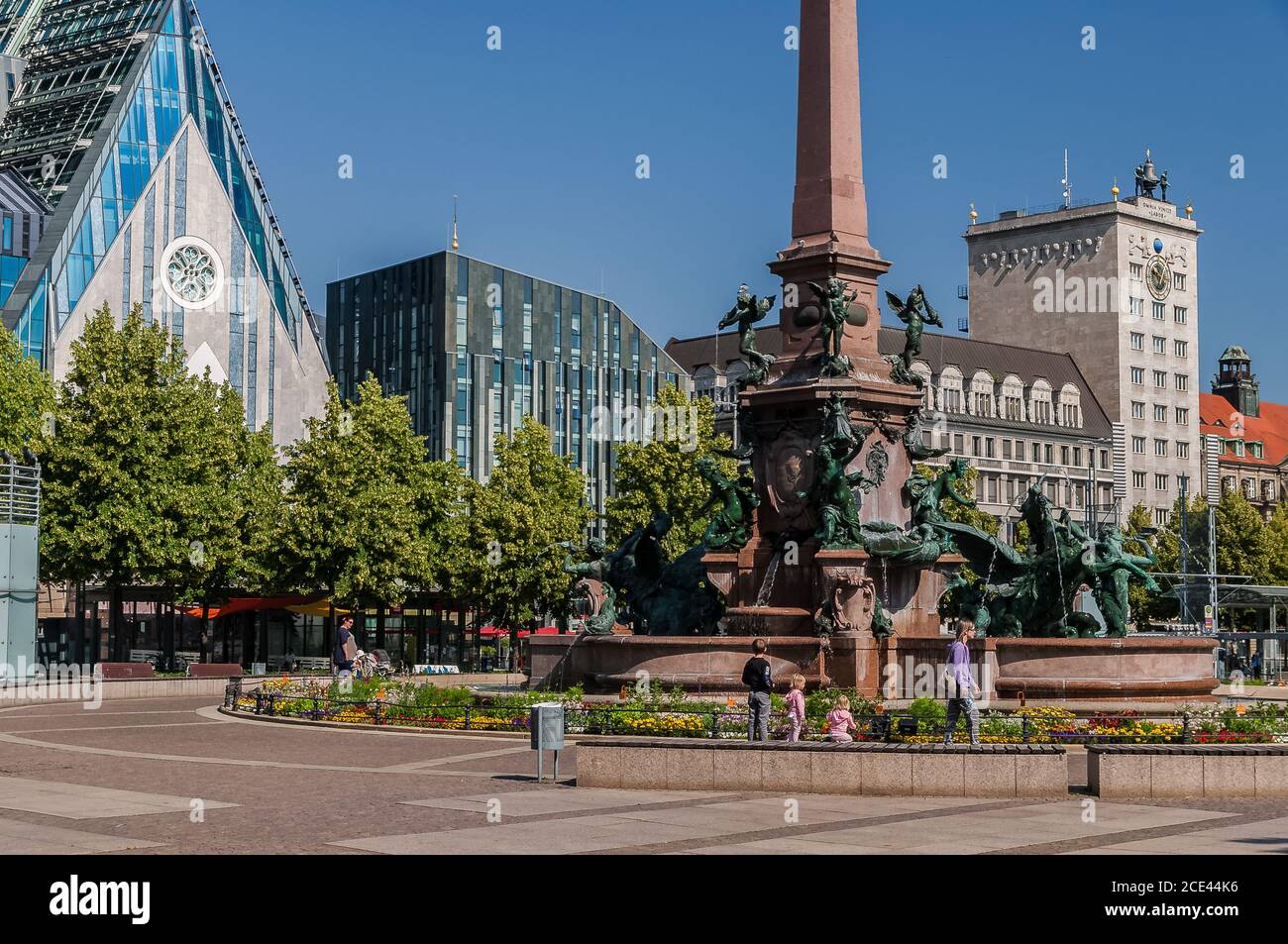Leipzig Sachsen Augustusplatz Stock Photo - Alamy