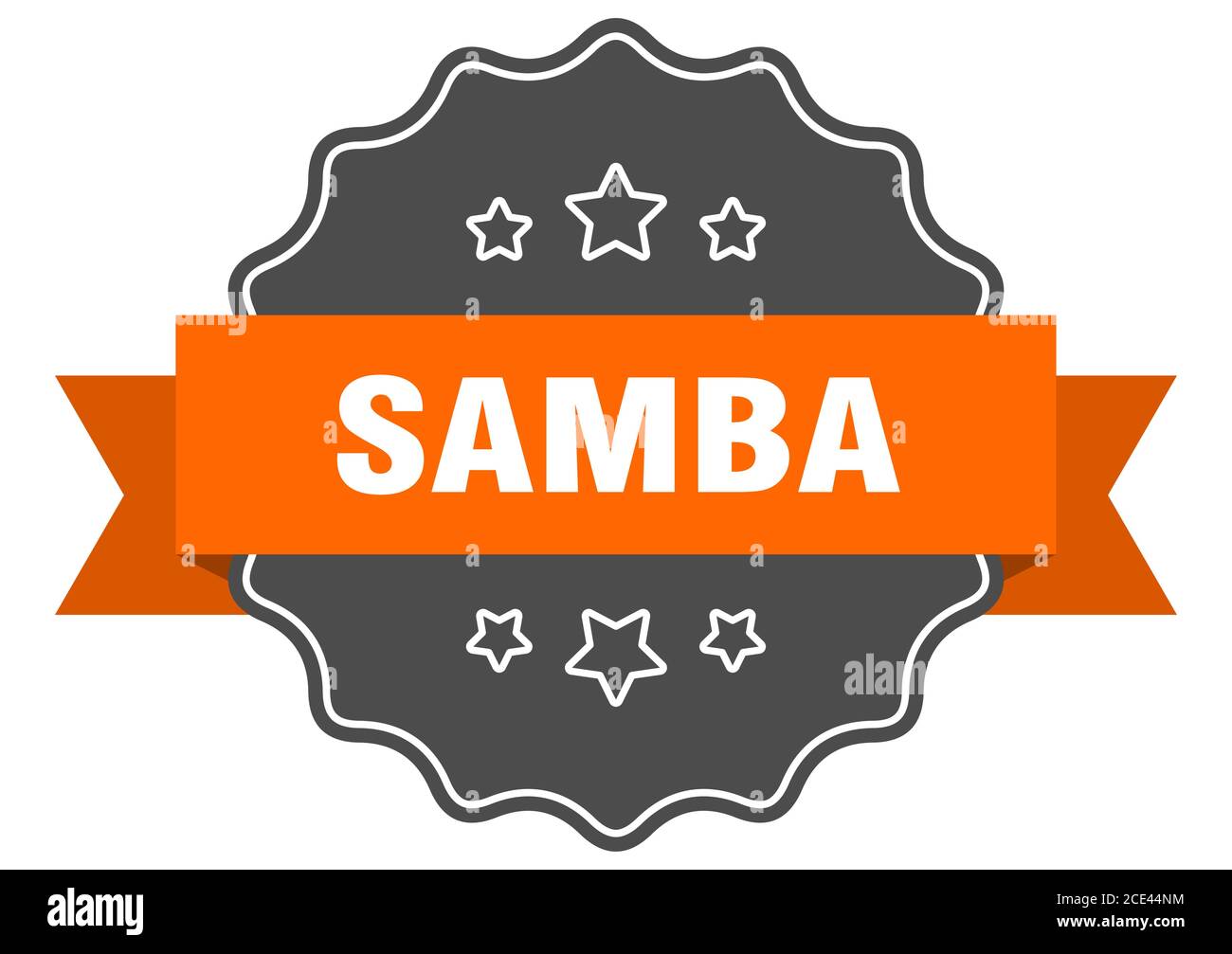 samba label. samba isolated seal. Retro sticker sign Stock Vector Image ...
