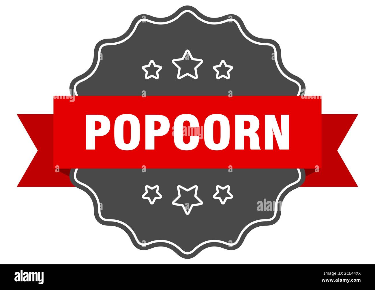 popcorn label. popcorn isolated seal. Retro sticker sign Stock Vector ...