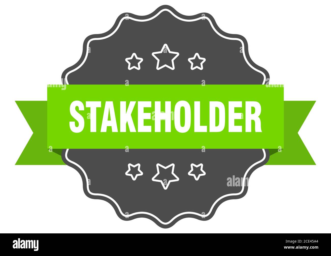stakeholder label. stakeholder isolated seal. Retro sticker sign Stock ...