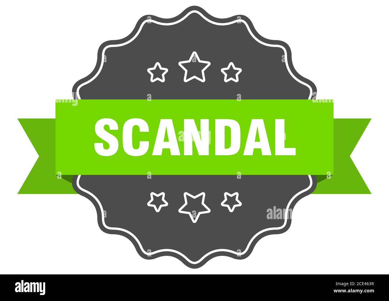 scandal label. scandal isolated seal. Retro sticker sign Stock Vector ...