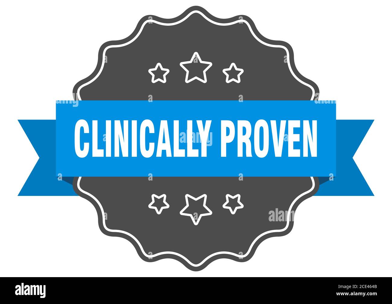 clinically proven label. clinically proven isolated seal. Retro sticker ...