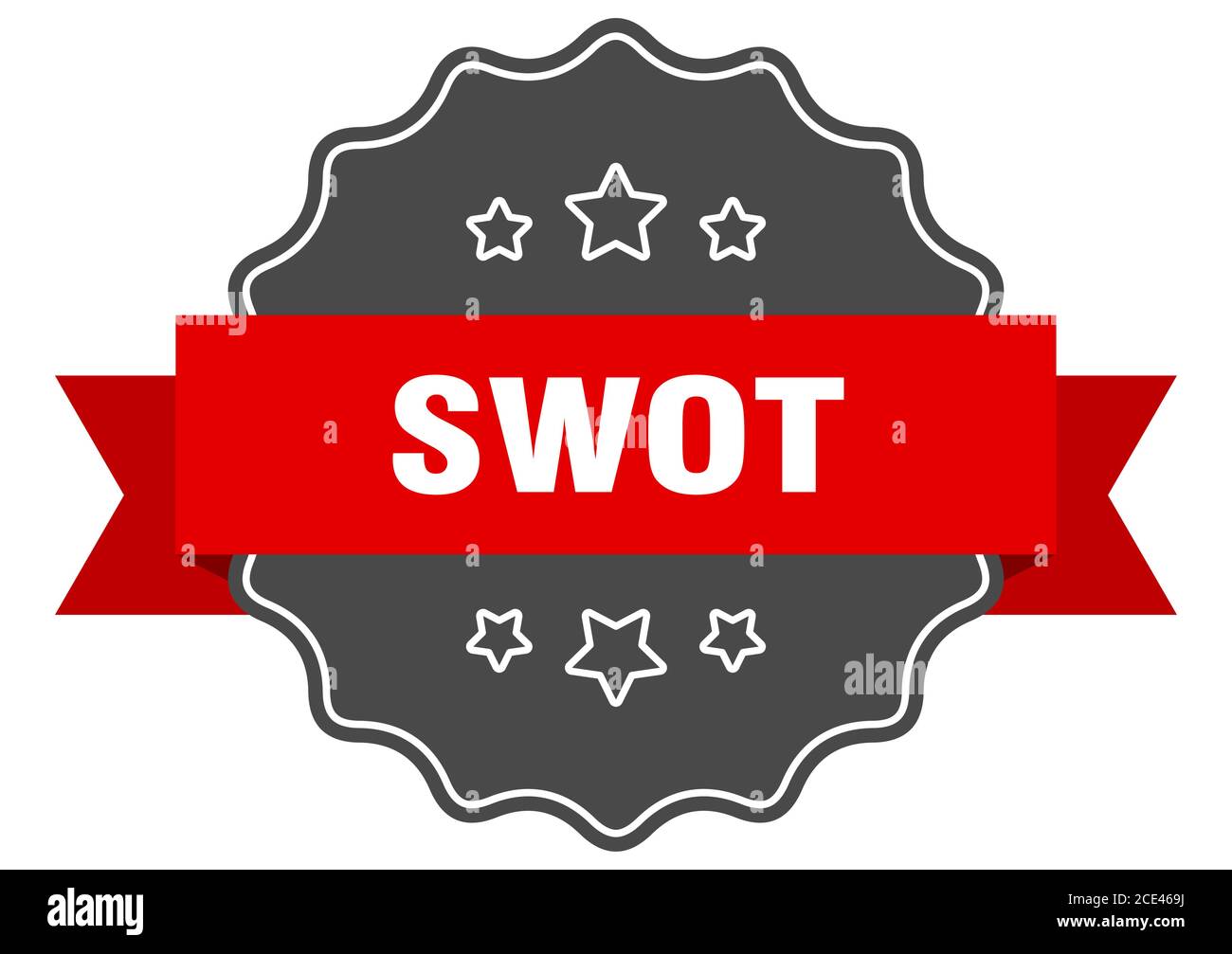 swot label. swot isolated seal. Retro sticker sign Stock Vector Image ...