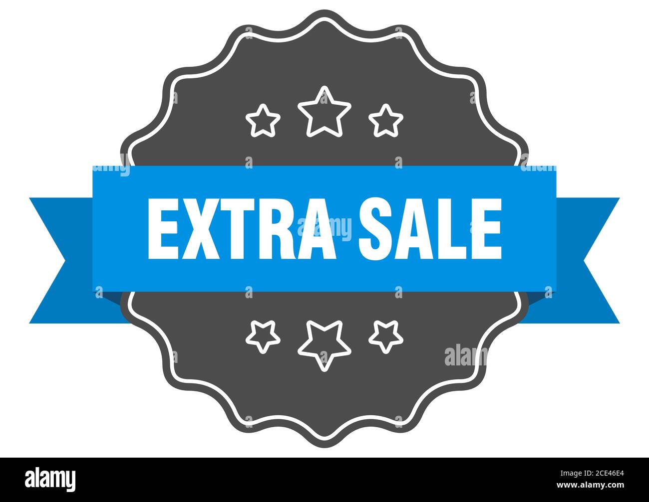 extra sale label. extra sale isolated seal. Retro sticker sign Stock ...