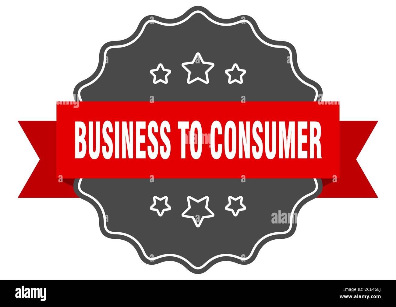business to consumer label. business to consumer isolated seal. Retro ...
