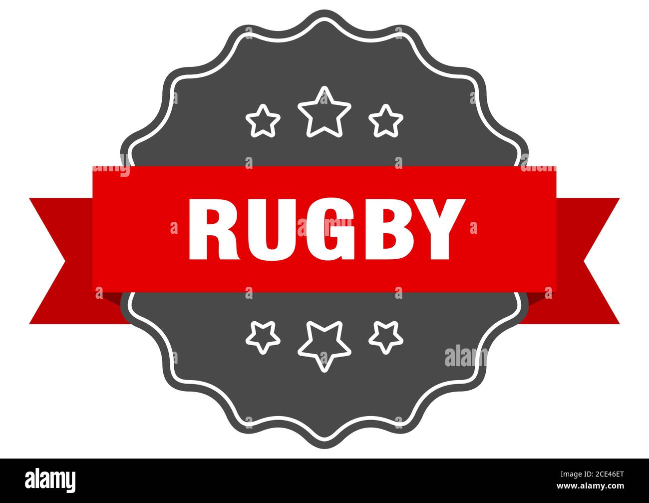 rugby label. rugby isolated seal. Retro sticker sign Stock Vector Image ...