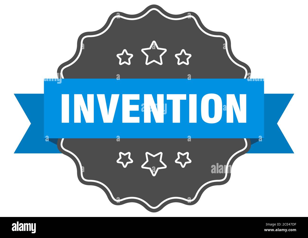 invention label. invention isolated seal. Retro sticker sign Stock ...