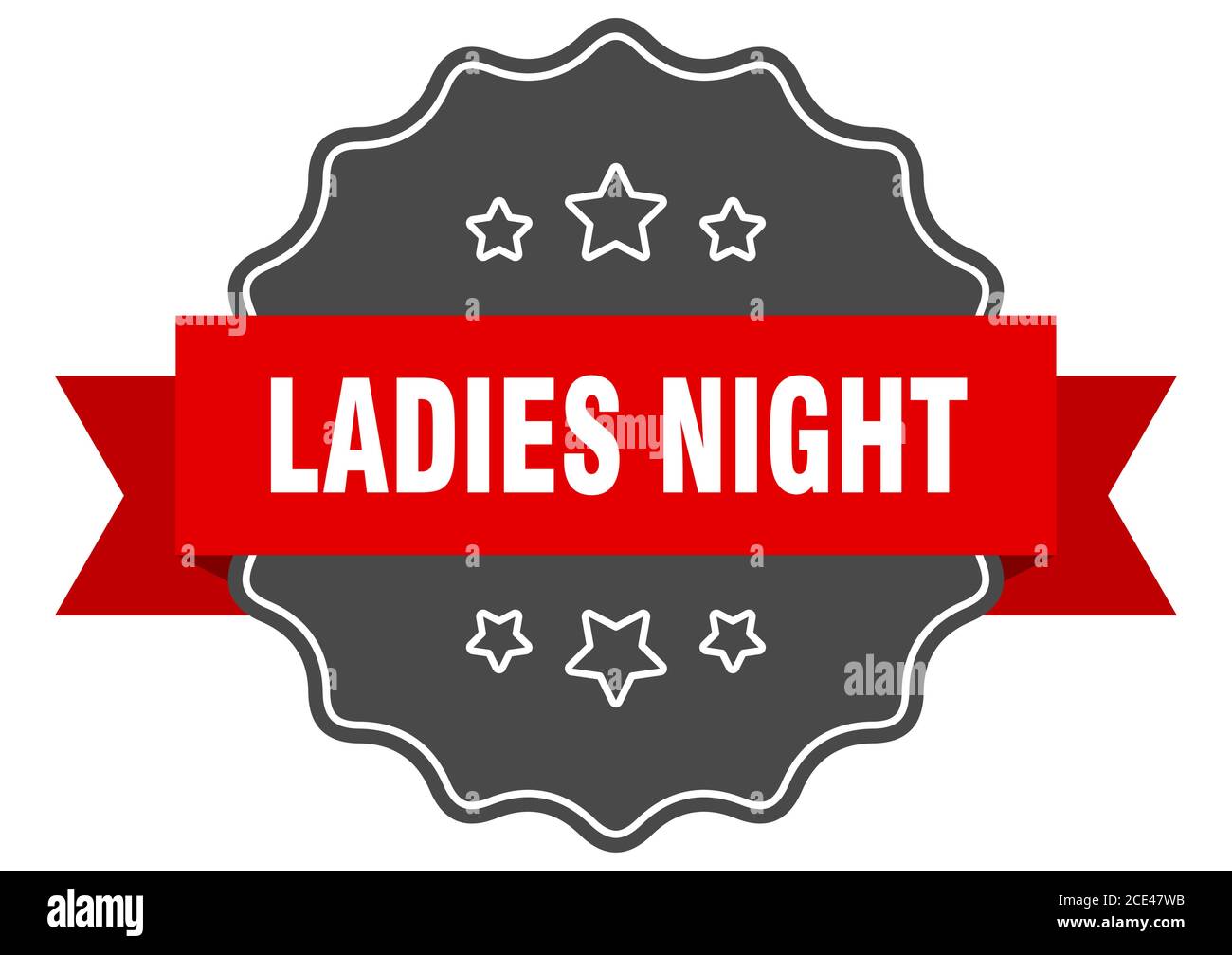 ladies night label. ladies night isolated seal. Retro sticker sign ...