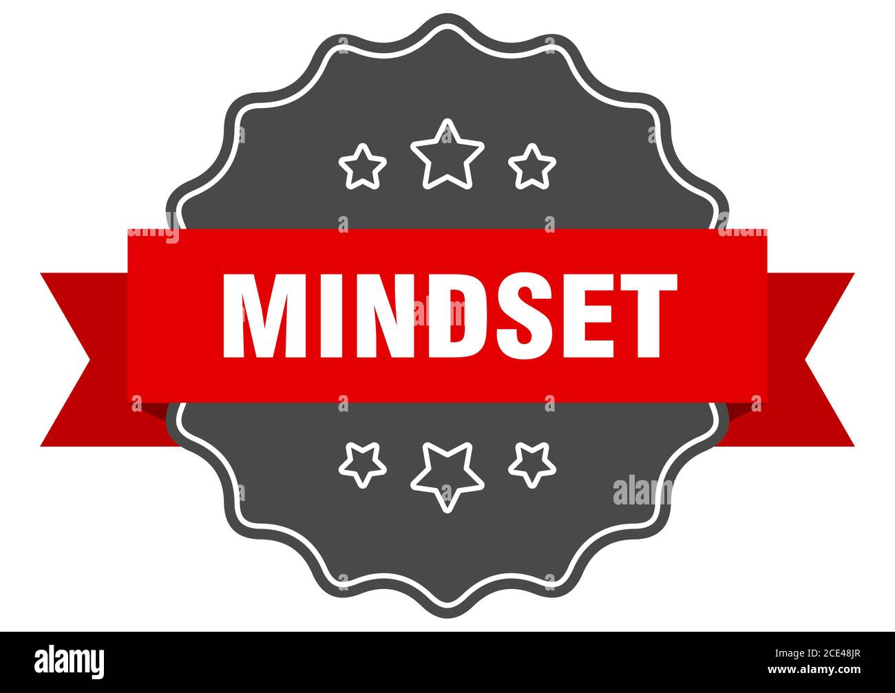 mindset label. mindset isolated seal. Retro sticker sign Stock Vector ...