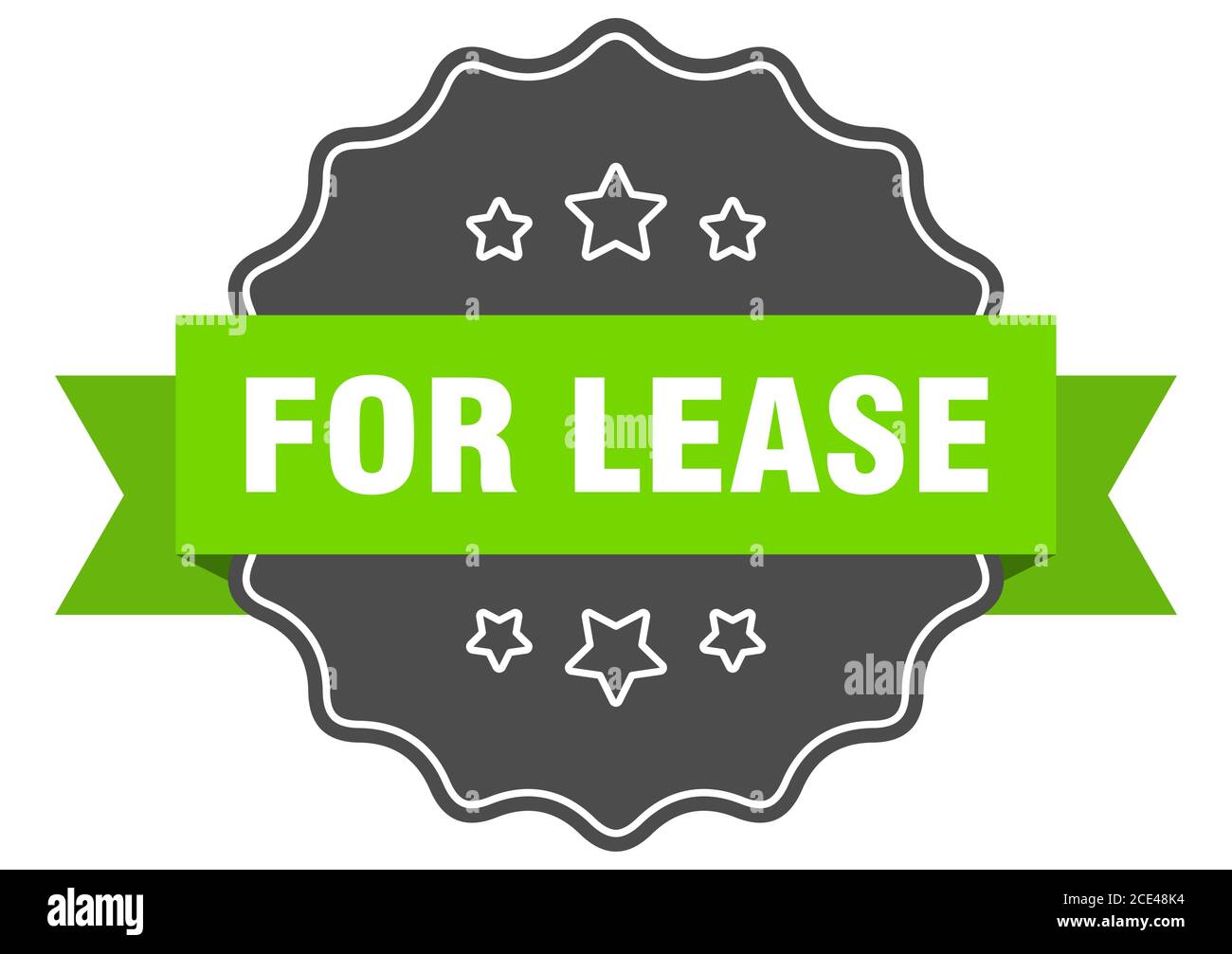 for lease label. for lease isolated seal. Retro sticker sign Stock ...