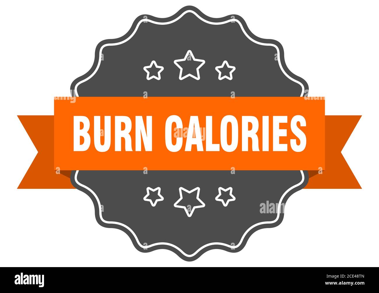 burn calories label. burn calories isolated seal. Retro sticker sign ...