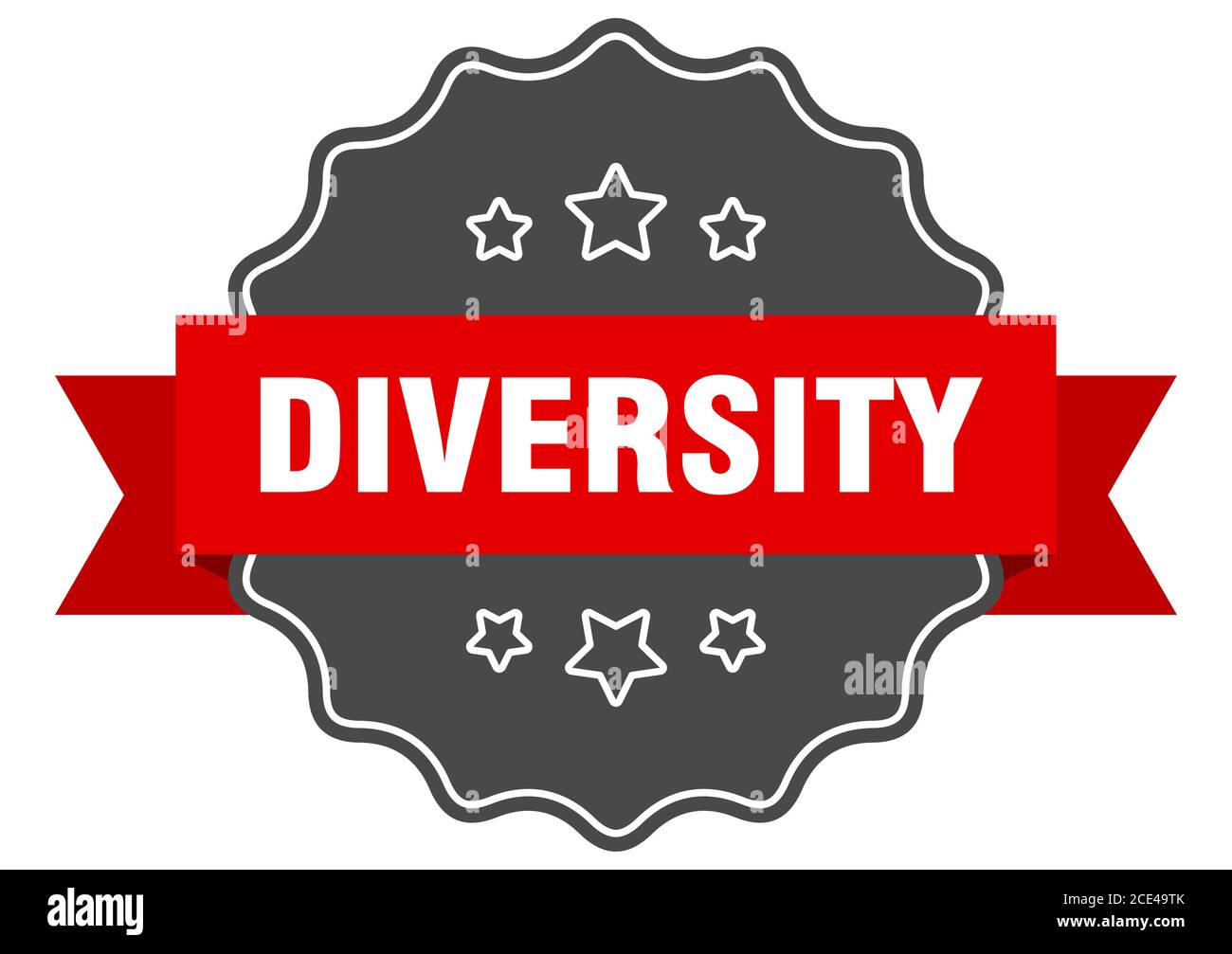 diversity label. diversity isolated seal. Retro sticker sign Stock ...