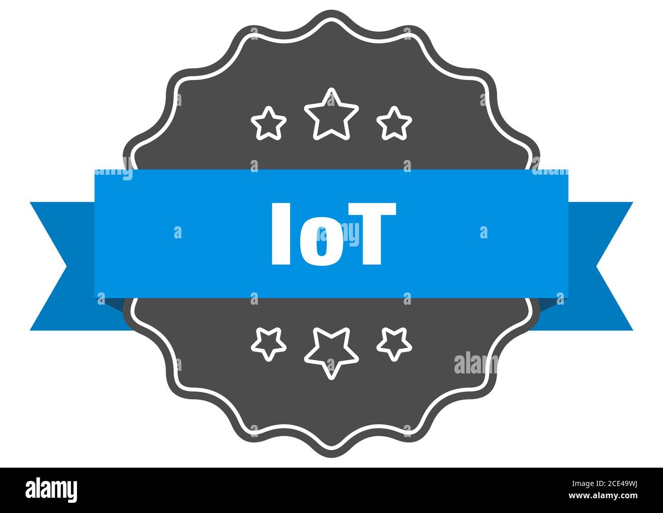 iot label. iot isolated seal. Retro sticker sign Stock Vector Image ...
