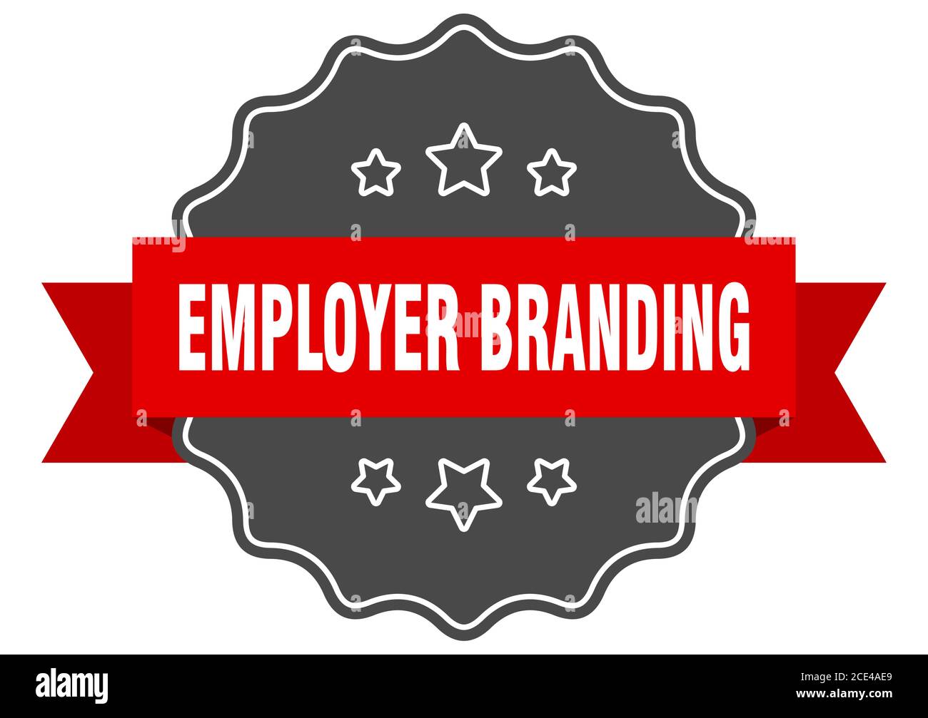 employer branding label. employer branding isolated seal. Retro sticker ...