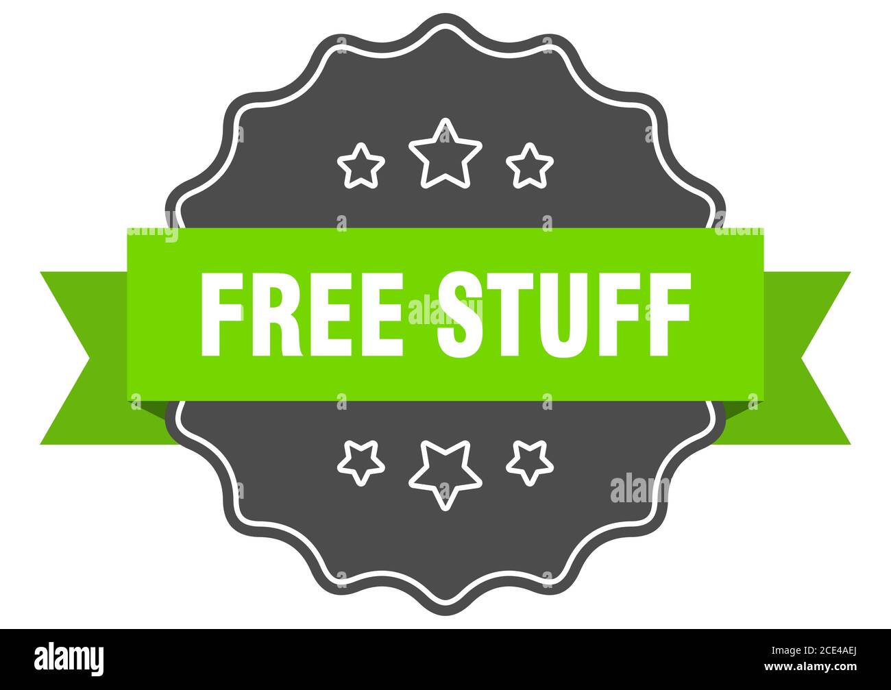 free stuff label. free stuff isolated seal. Retro sticker sign Stock ...