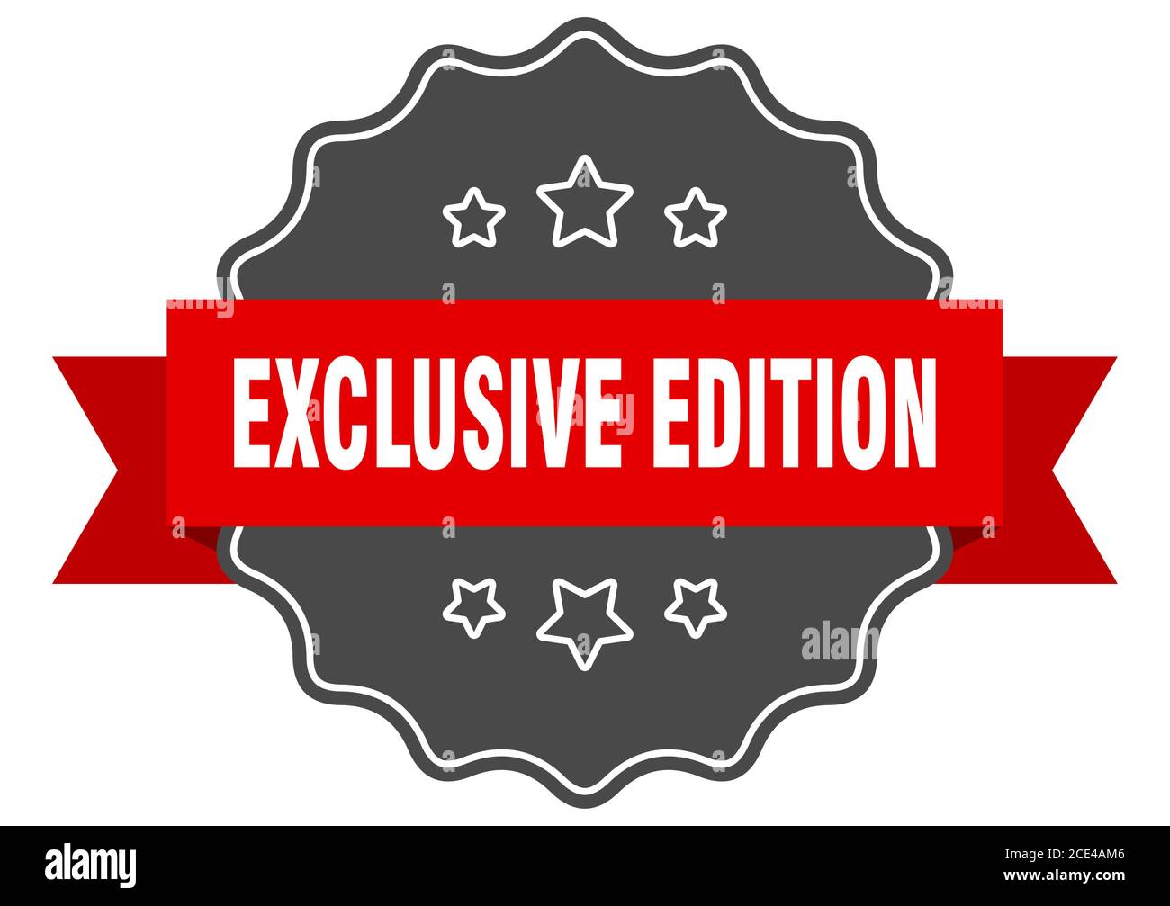 exclusive edition label. exclusive edition isolated seal. Retro sticker ...