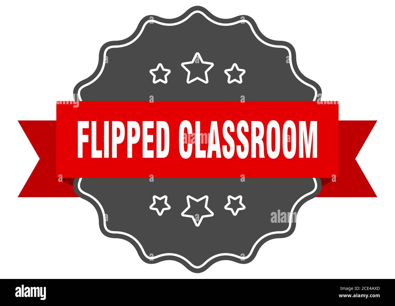 flipped classroom label. flipped classroom isolated seal. Retro sticker ...