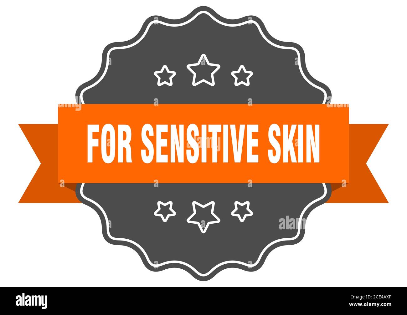 for sensitive skin label. for sensitive skin isolated seal. Retro ...