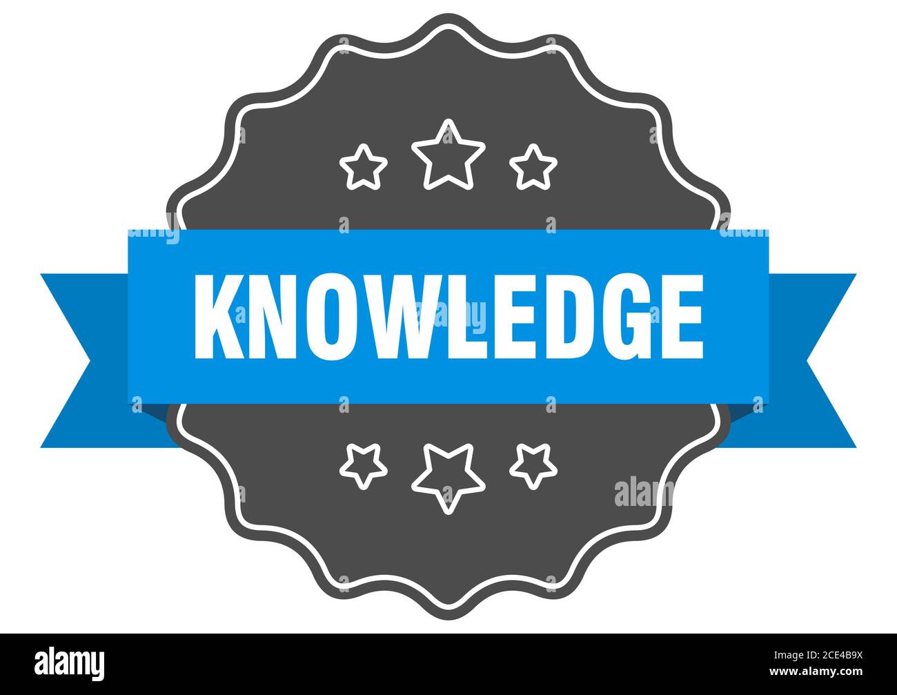 knowledge label. knowledge isolated seal. Retro sticker sign Stock ...