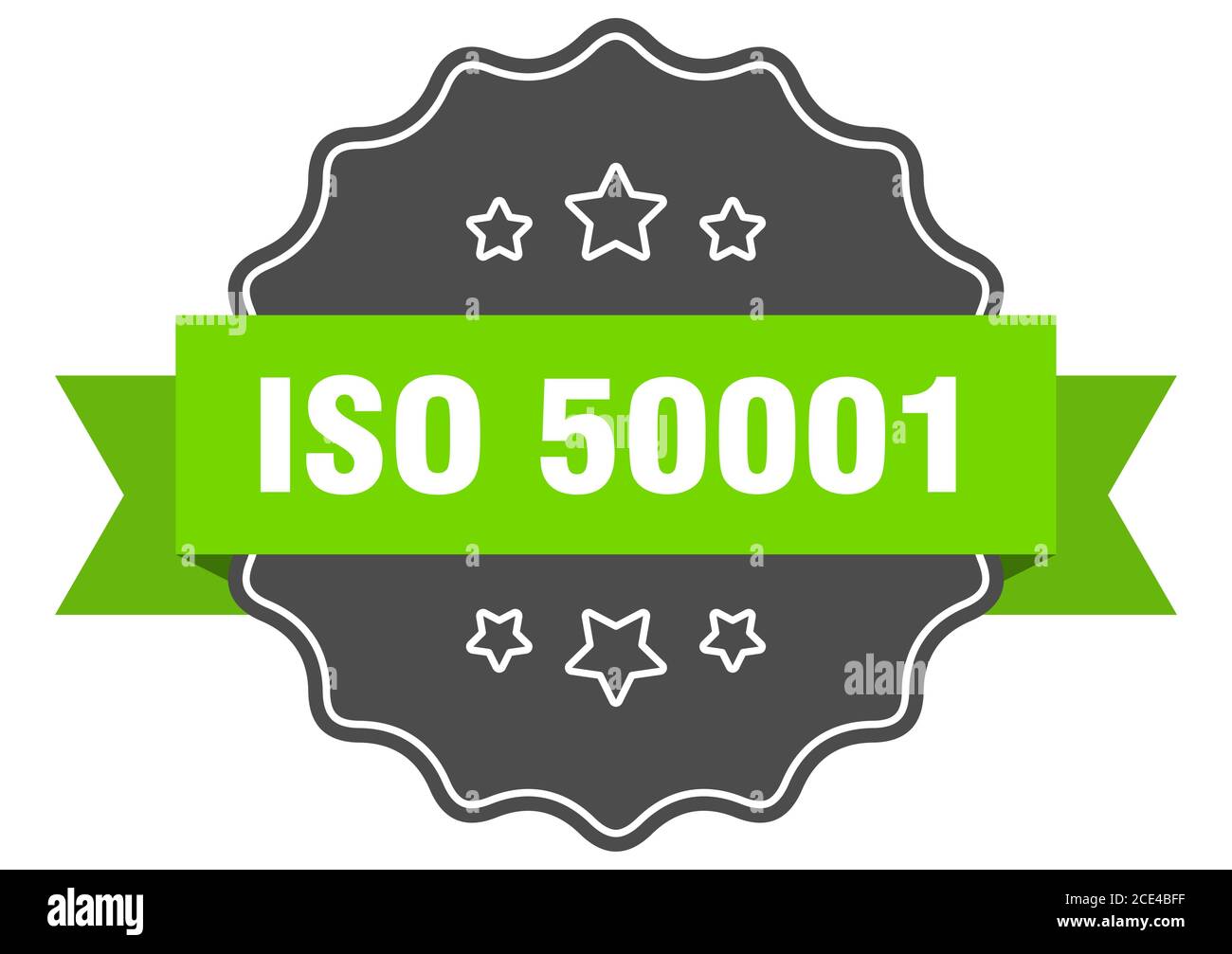 iso 50001 label. iso 50001 isolated seal. Retro sticker sign Stock ...