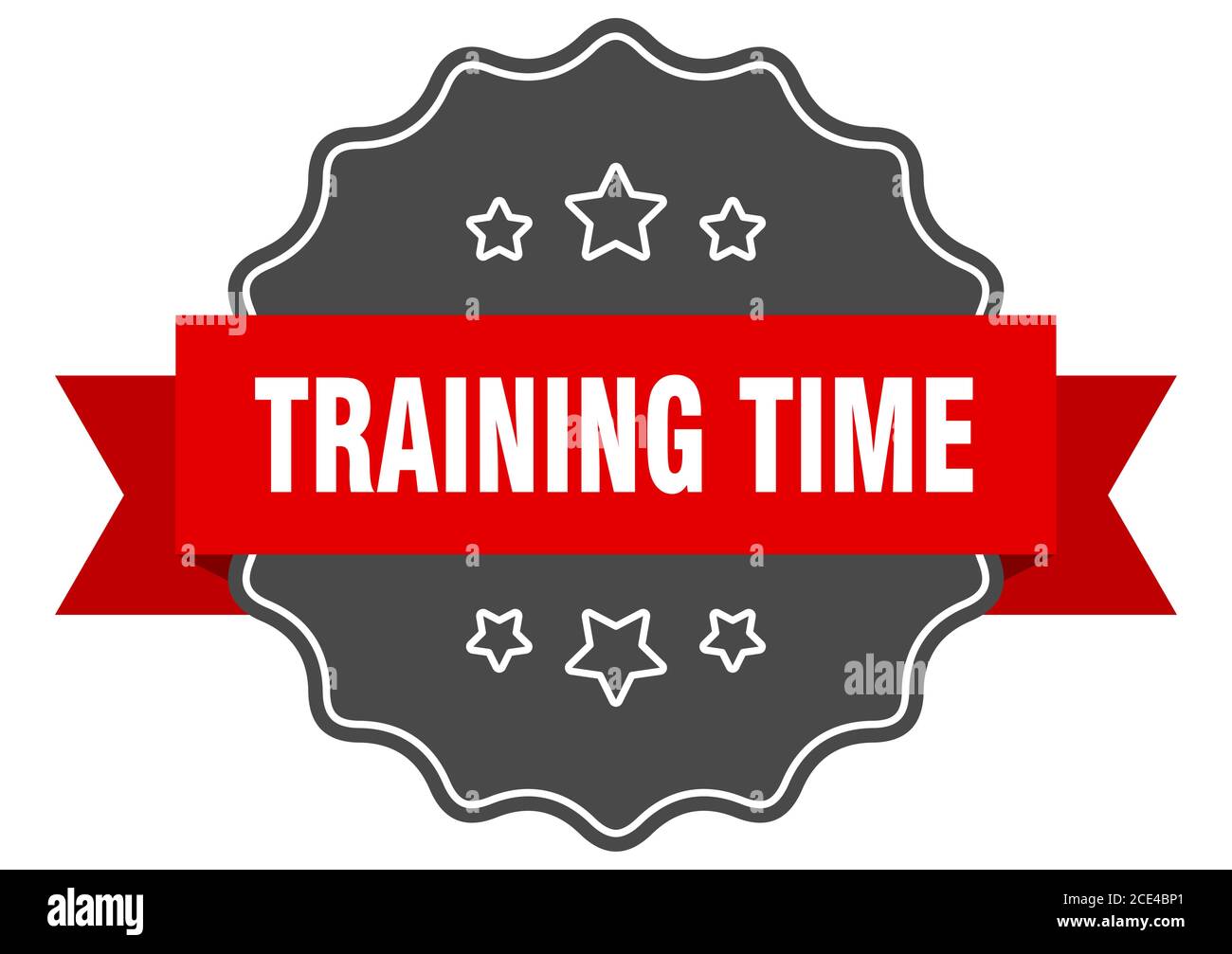 training time label. training time isolated seal. Retro sticker sign ...