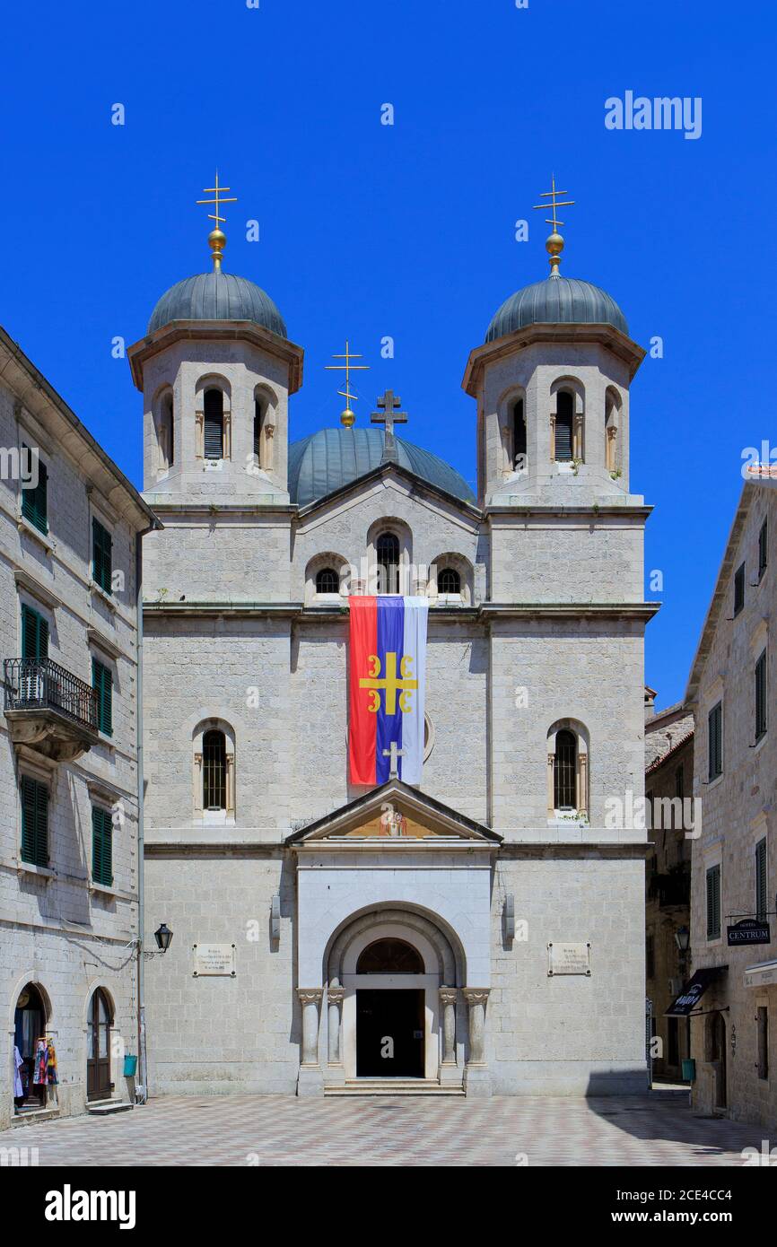 The Serbian Orthodox church of Saint Nicholas (1902-1909) in Kotor ...