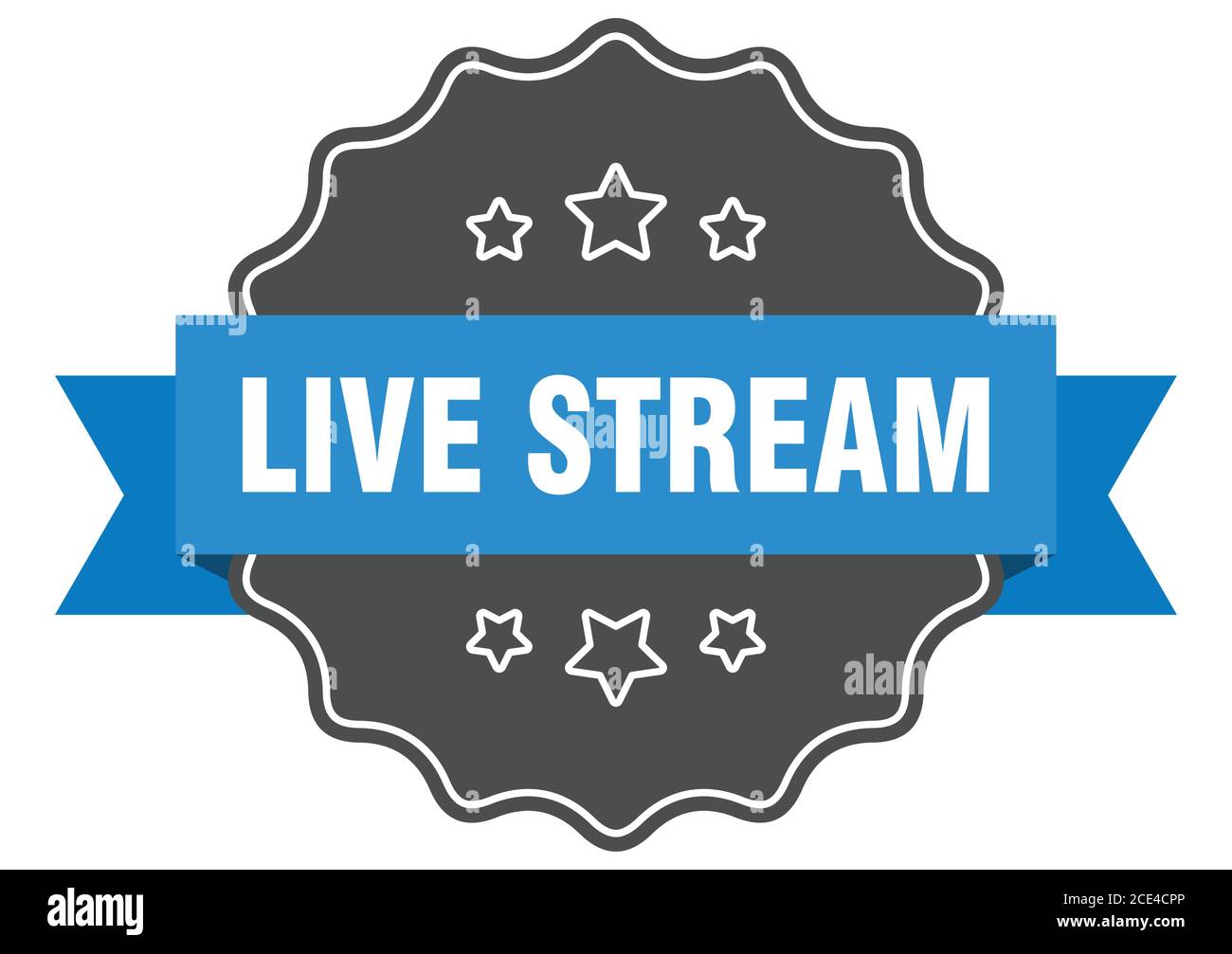 live stream label. live stream isolated seal. Retro sticker sign Stock ...