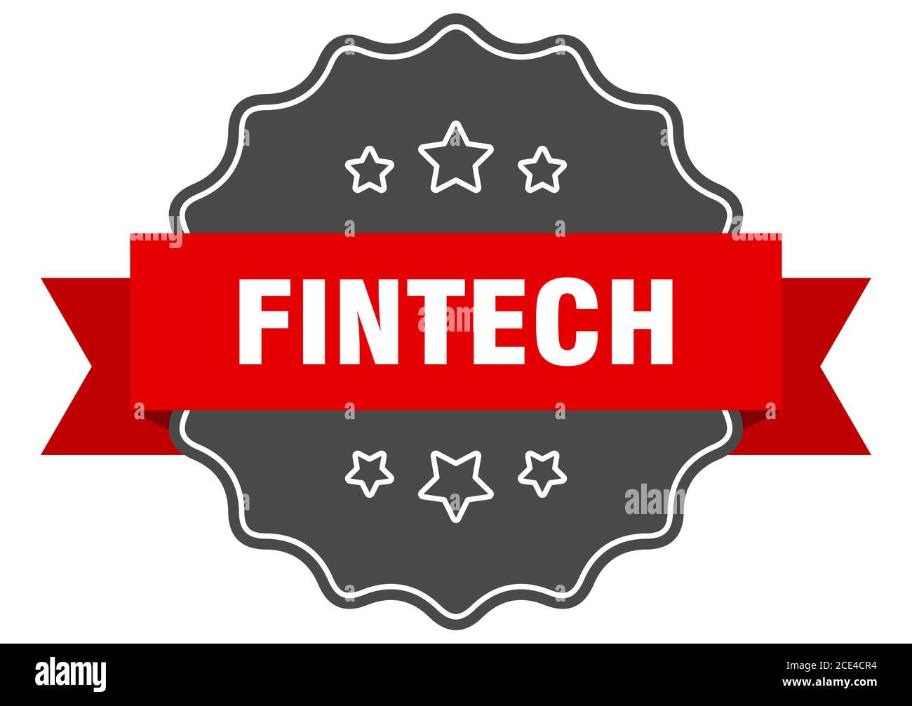 fintech label. fintech isolated seal. Retro sticker sign Stock Vector ...