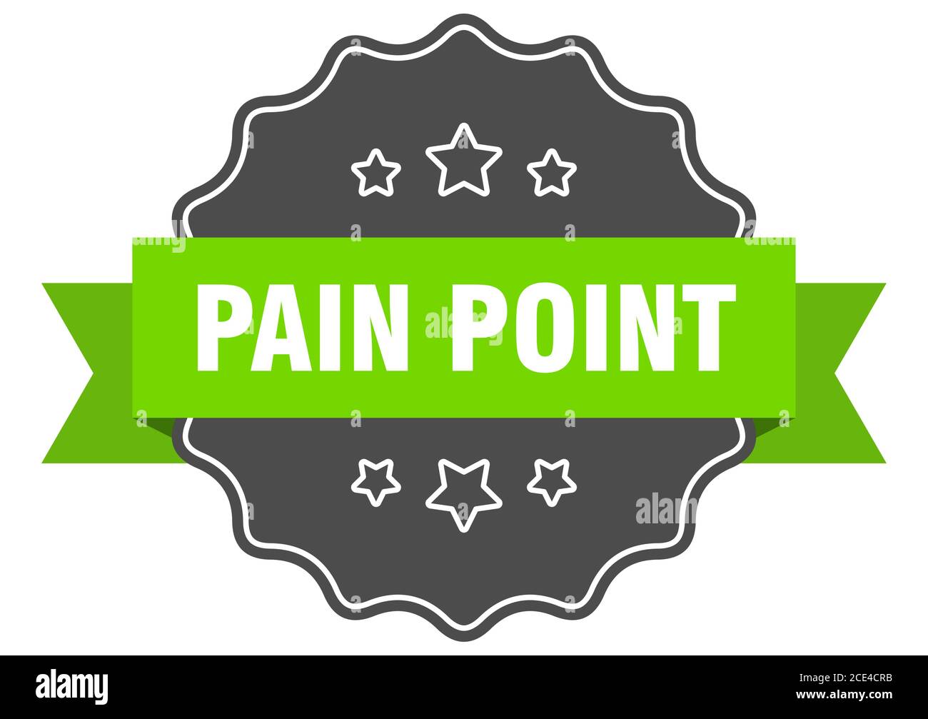 pain point label. pain point isolated seal. Retro sticker sign Stock ...