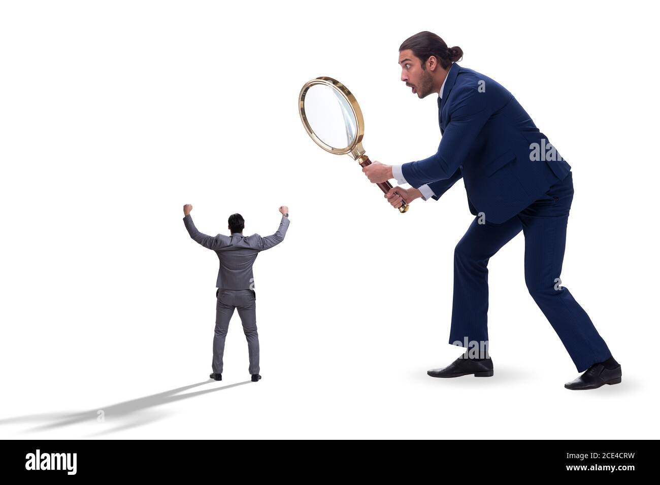 Concept of employee monitoring by the boss Stock Photo - Alamy