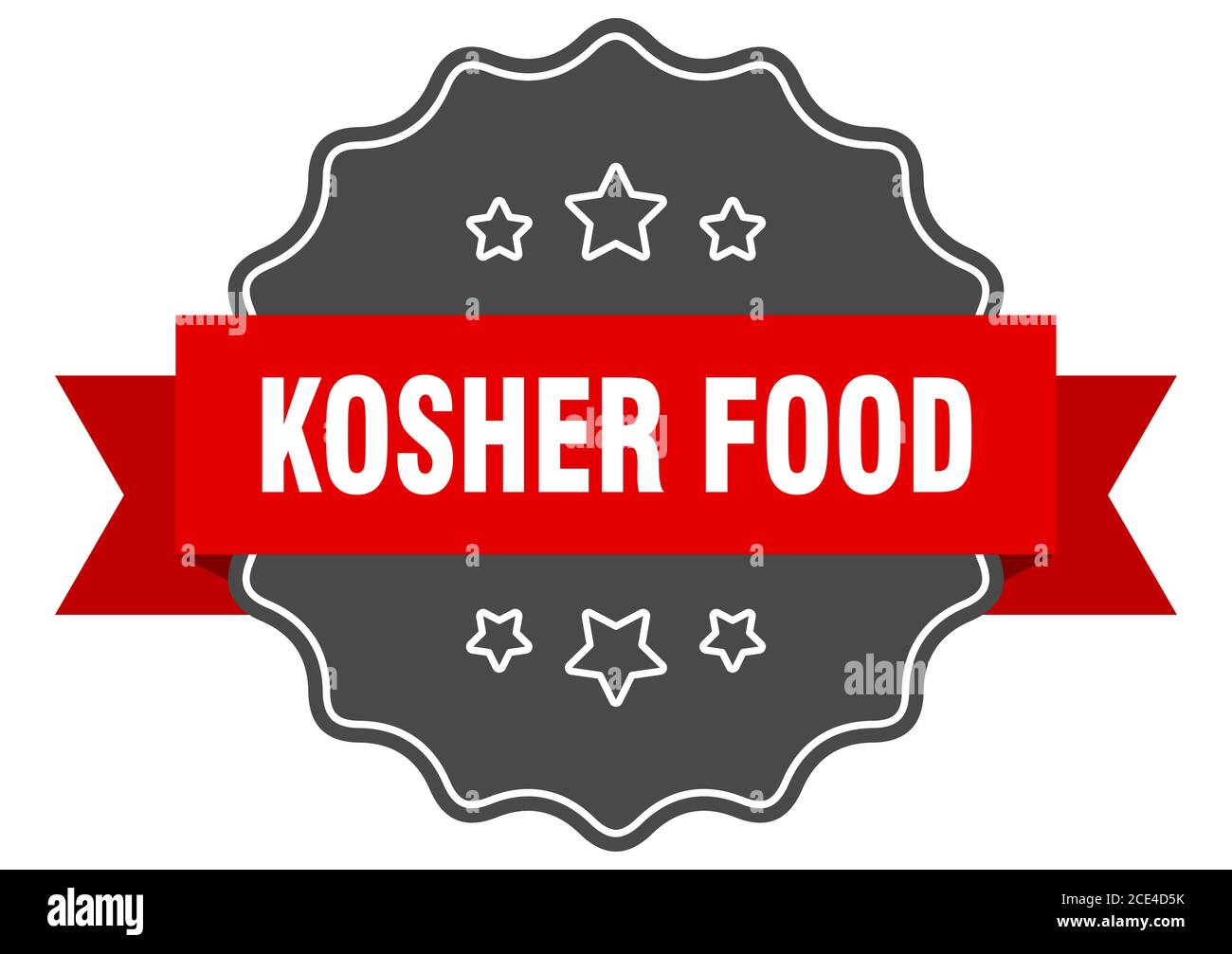 kosher food label. kosher food isolated seal. Retro sticker sign Stock ...